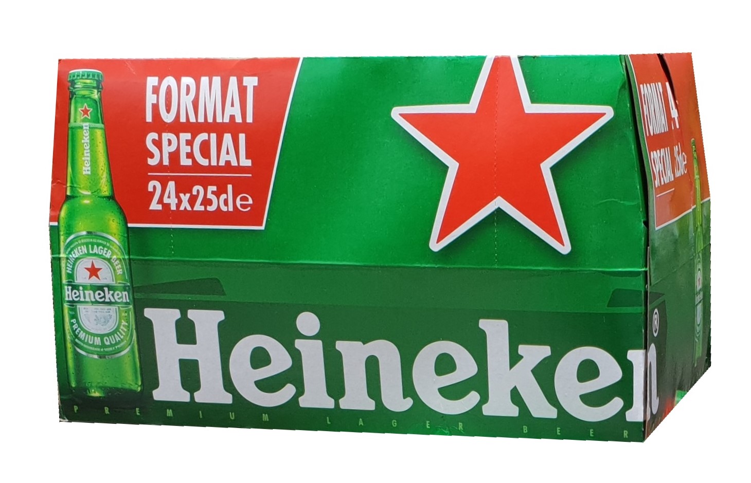 Bière Heineken 24x25cl à 5°