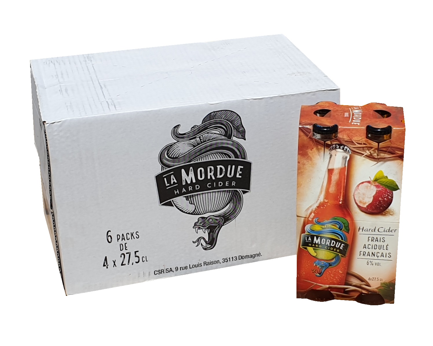 Hard Cider Mordue Rouge 24x27.5cl à 6°
